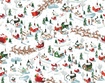 Twas by Jill Howarth for Riley Blake Designs SC13464 Coral - Etsy