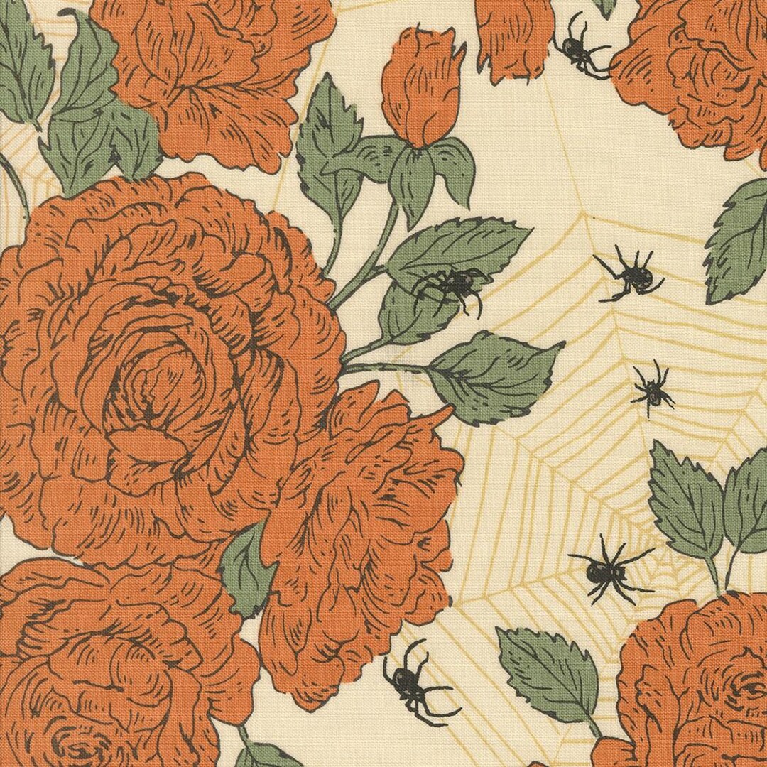 Home Sweet Haunt by Stacey Iest Hsu for Moda Fabrics, Item Number 20911-11 Bone - Etsy