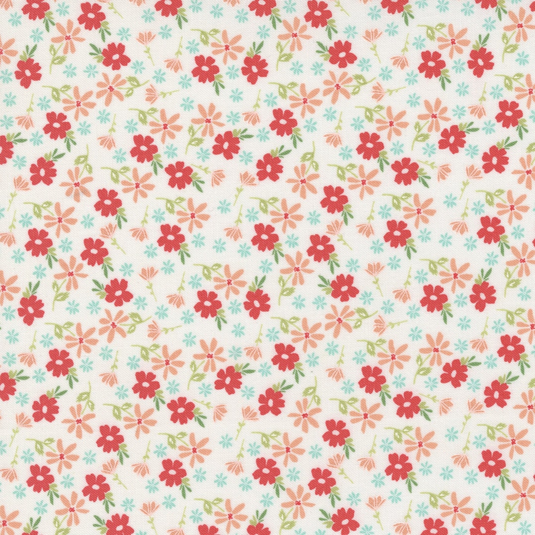 Emma by Sherri & Chelsi for Moda Fabrics 37631-11 Porcelain - Etsy