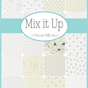 Mix It up by Moda Fabrics 33703-21 off White Blue - Etsy