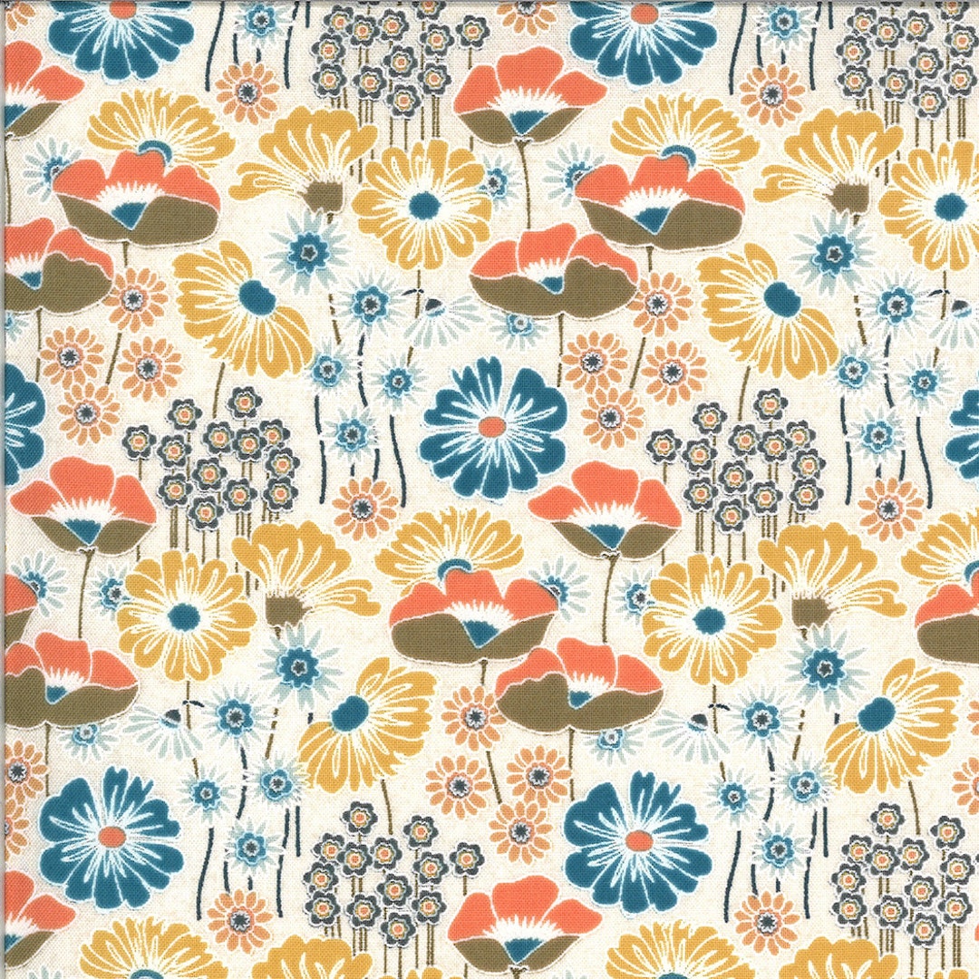 Cider by Basicgrey for Moda Fabrics 30640-11 Roasted Marshmallow End of ...