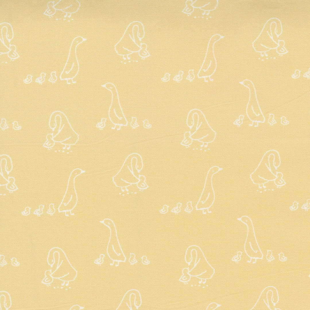 Little Ducklings by Paper + Cloth for Moda Fabrics 25103-16 Mustard End ...