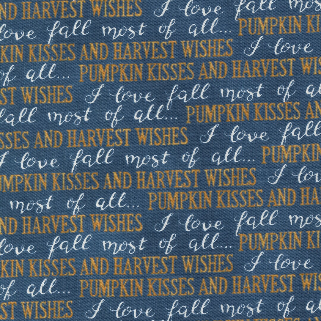 Harvest Wishes by Deb Strain for Moda Fabrics 56062-12 Night Sky - Etsy