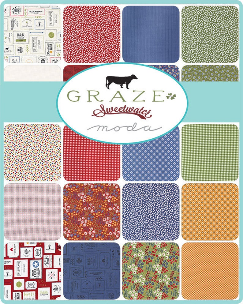 Graze by Sweetwater for Moda Fabrics Layer Cake 55600LC - Etsy