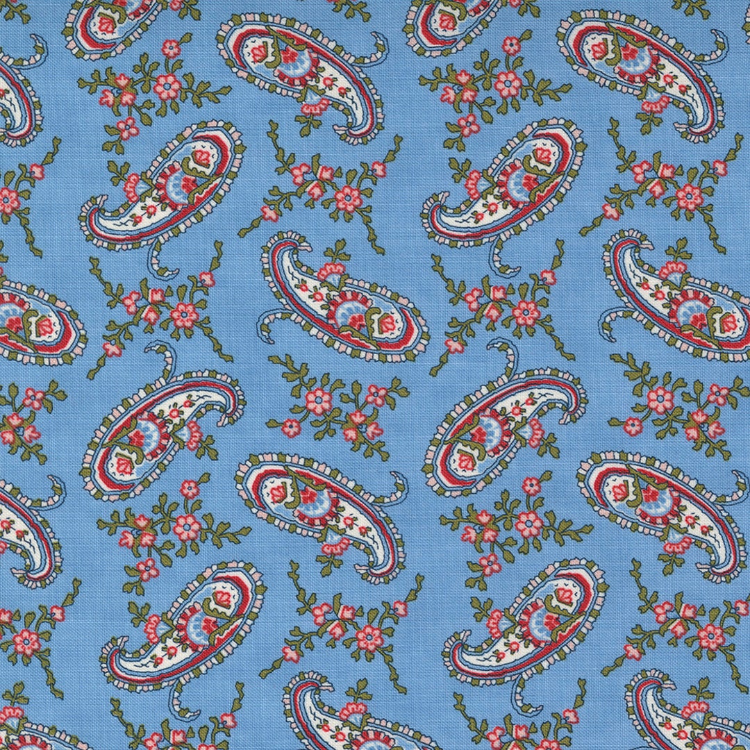 Belle Isle by Minick & Simpson for Moda Fabrics 14923-14 Sky - Etsy