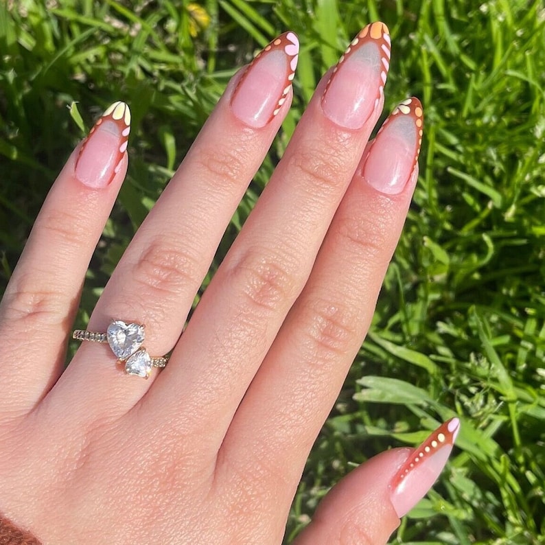 Mexican Barro Acrylic Press-on Nails - Etsy