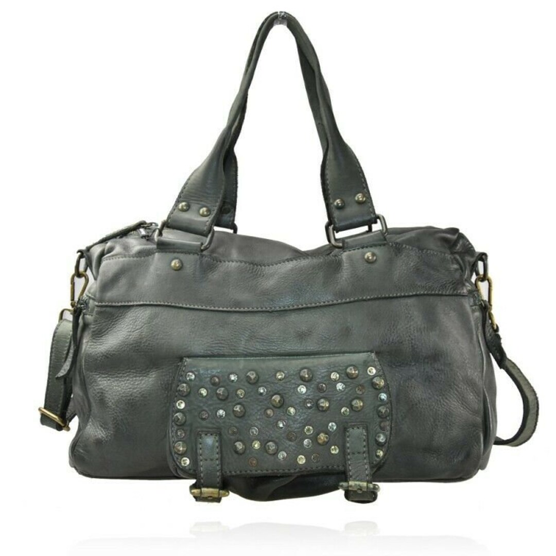 BZNA April Bag Green Verde Italy Designer Women's Handbag Shoulder Bag ...