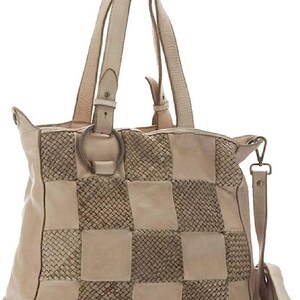 BZNA Bag Belva Taupe Vintage Italy Designer Business Ladies Handbag ...