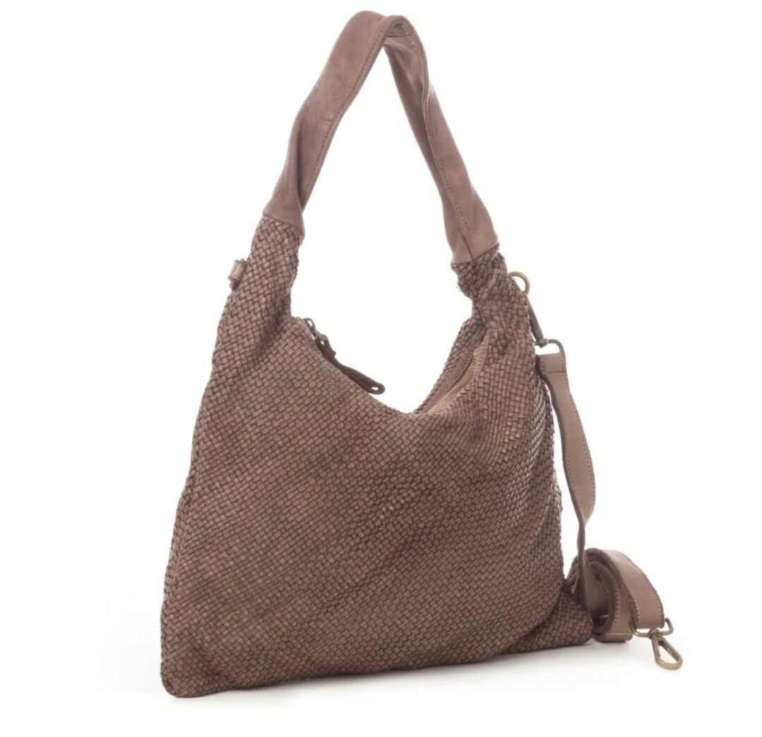 BZNA Bag Mattia Beige Italy Designer Women's Handbag Shoulder Bag ...