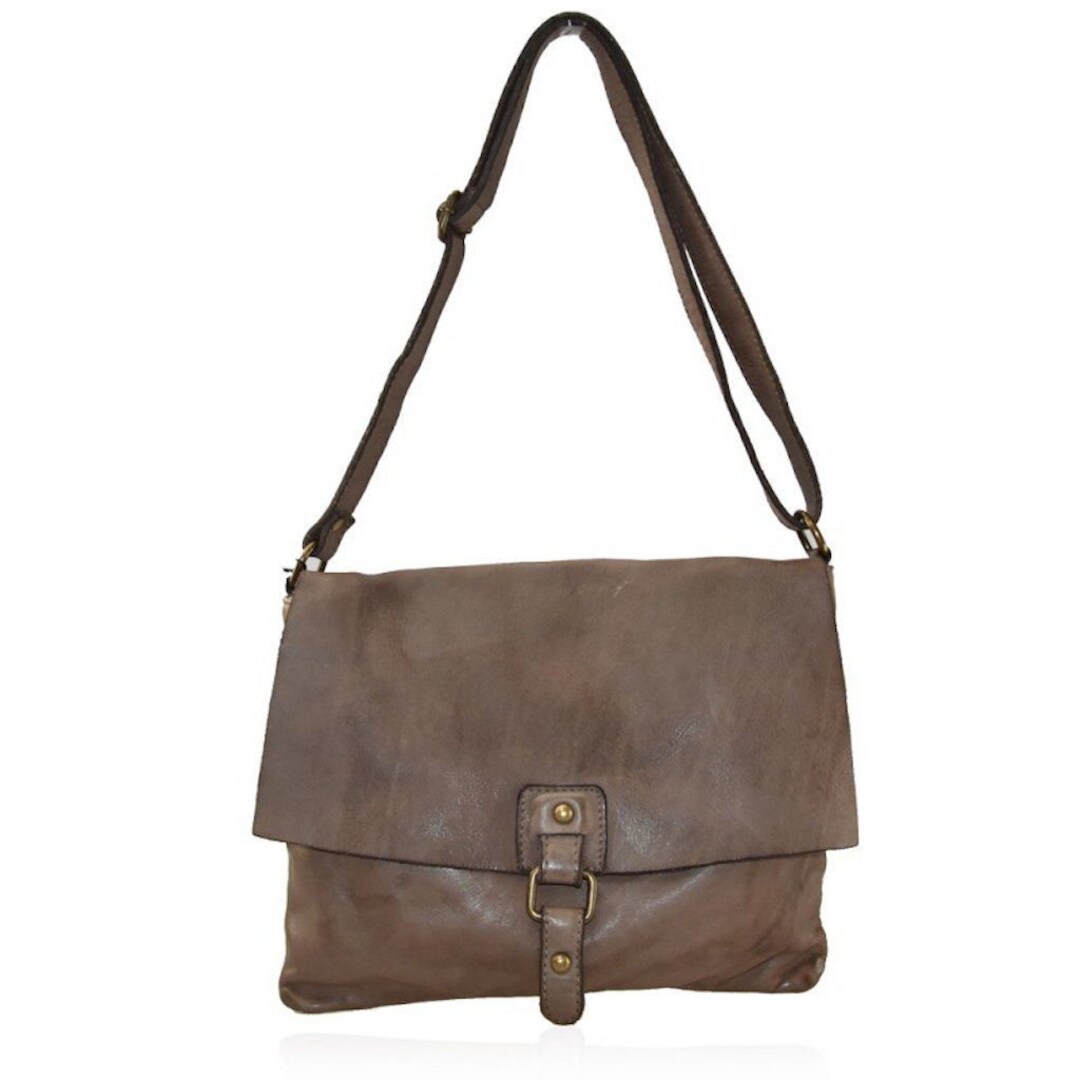BZNA Bag Pina Taupe Italy Designer Ladies Handbag Shoulder Bag Leather ...