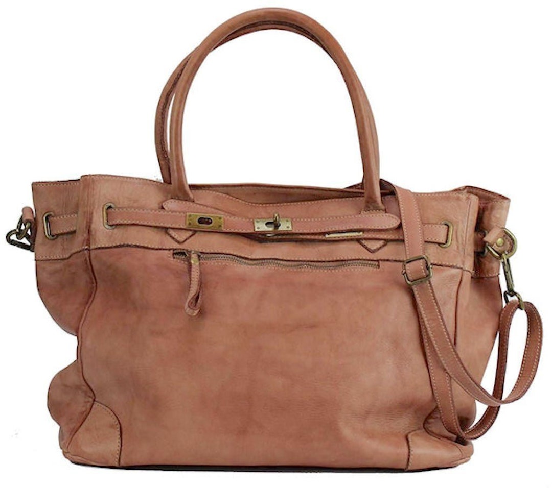 BZNA Bag Mila Rosa Rose Vintage Italy Designer Business Ladies Handbag ...