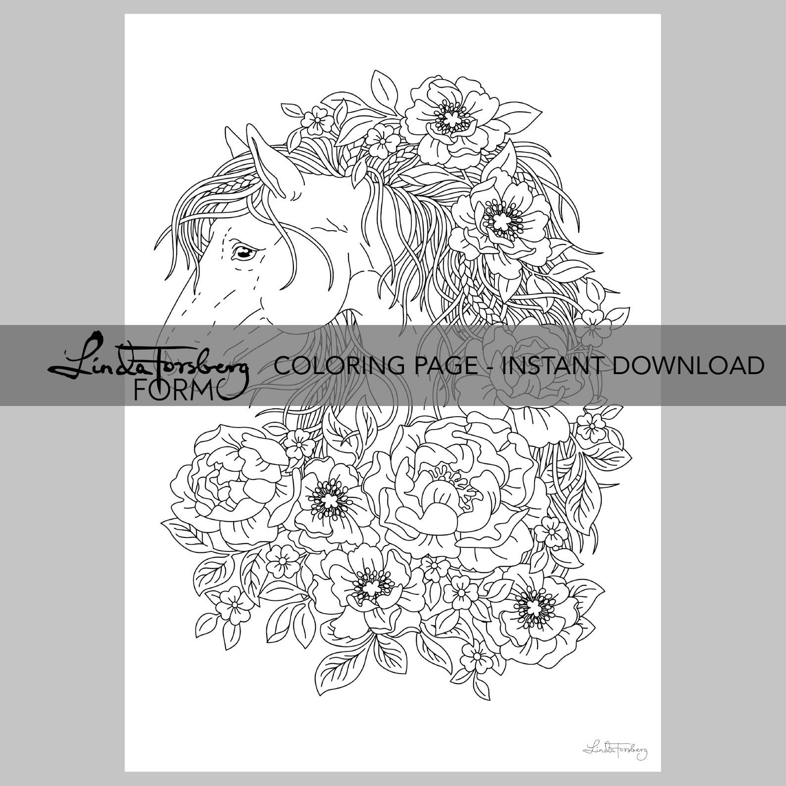 Silence, PDF Coloring Page, Instant Download Printable File for Adults ...