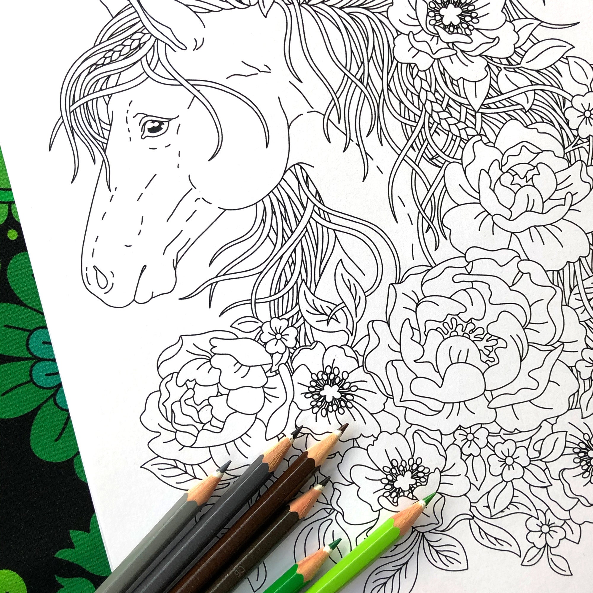 Silence, PDF Coloring Page, Instant Download Printable File for Adults ...