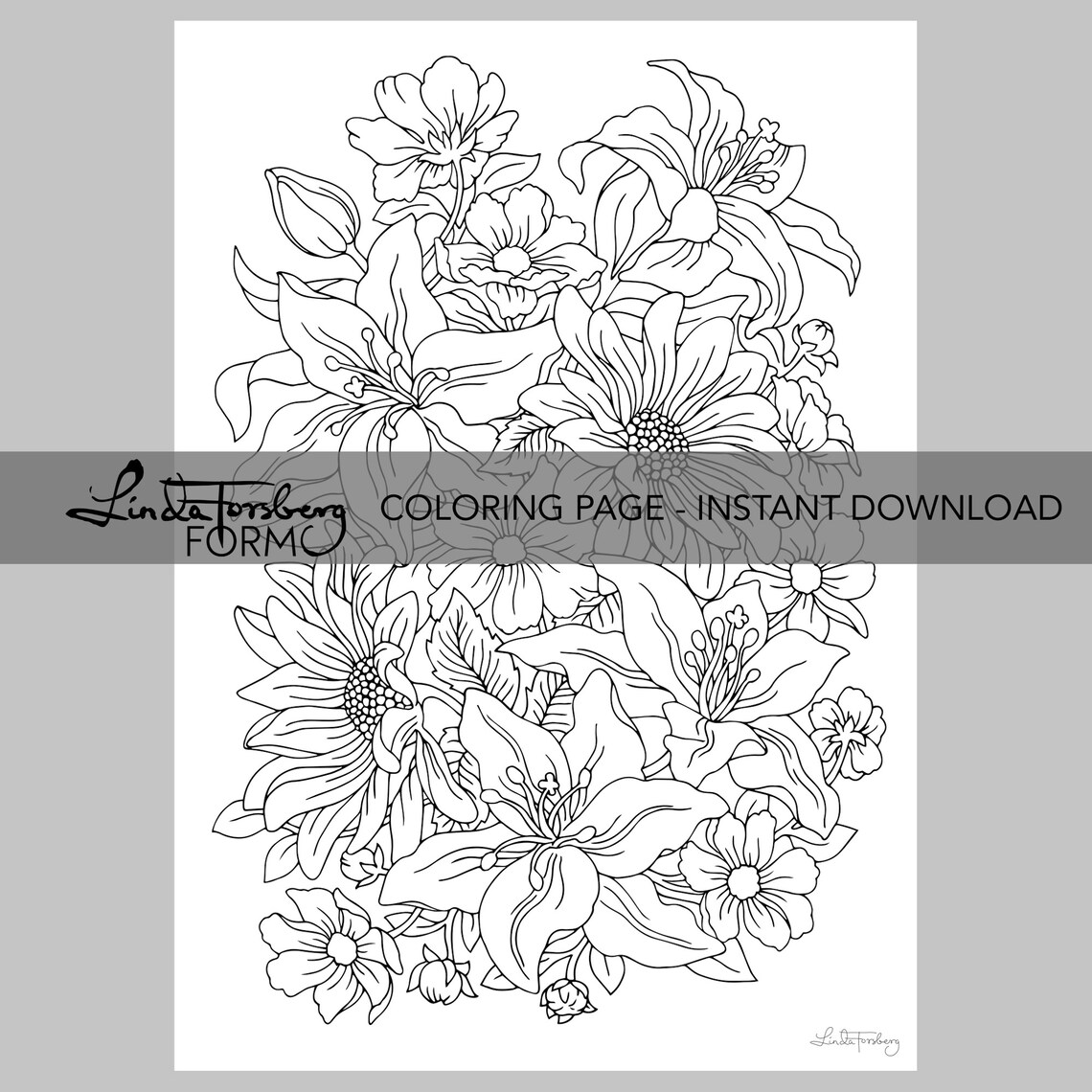 Joyful PDF Coloring Page Instant Download Printable File for | Etsy