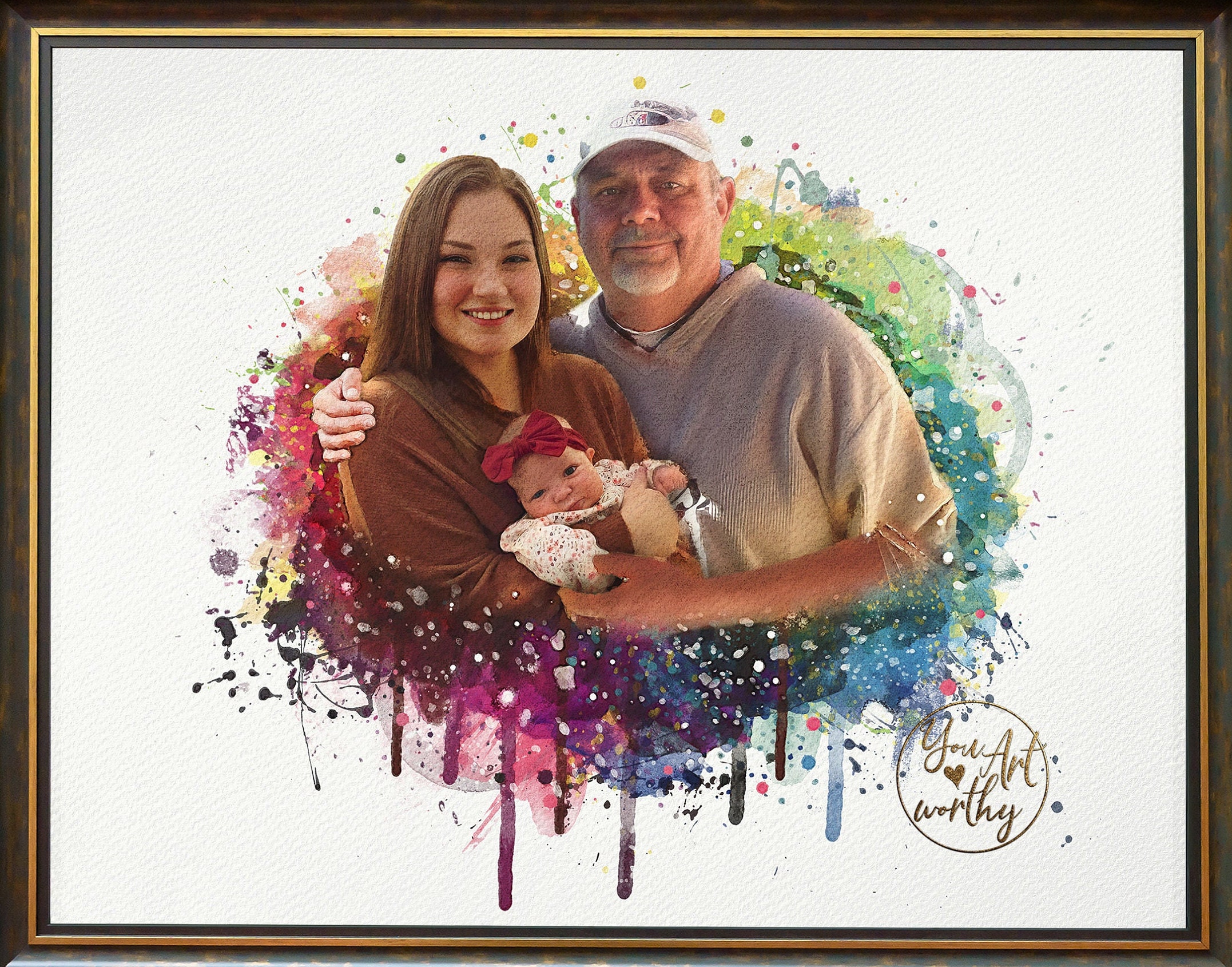 Art & Collectibles Drawing & Illustration Loved Ones Add Deceased ...