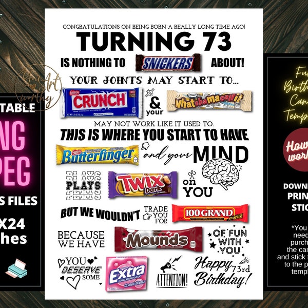 73rd Birthday Ideas - Etsy