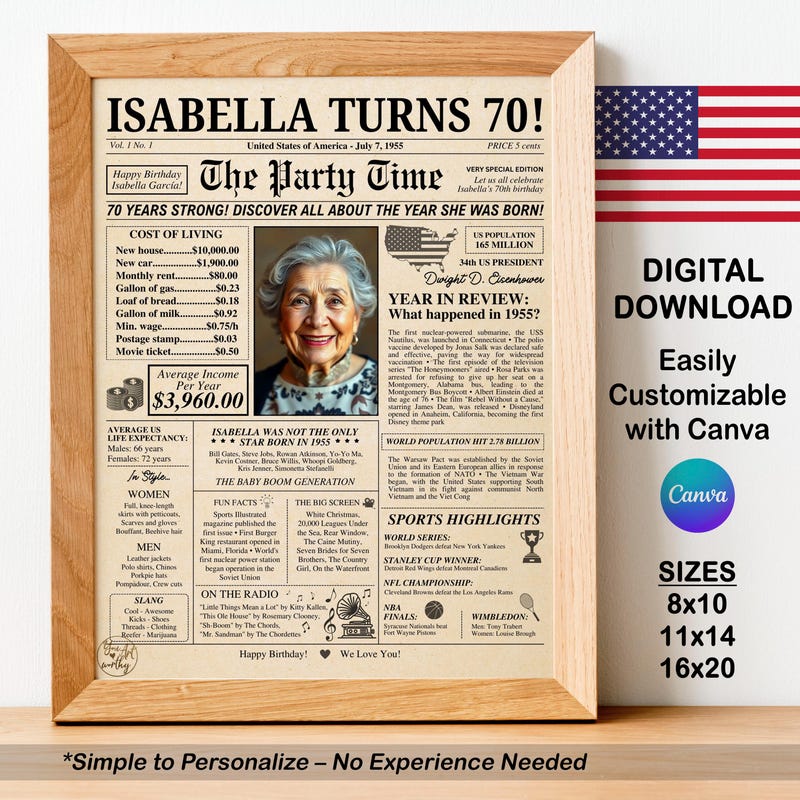 1955 Newspaper - Etsy