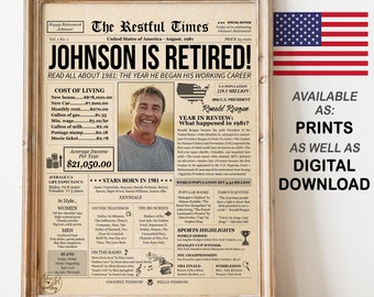 90th Birthday Newspaper Gift 90 Years Back in 1934 Personalized Him Her ...