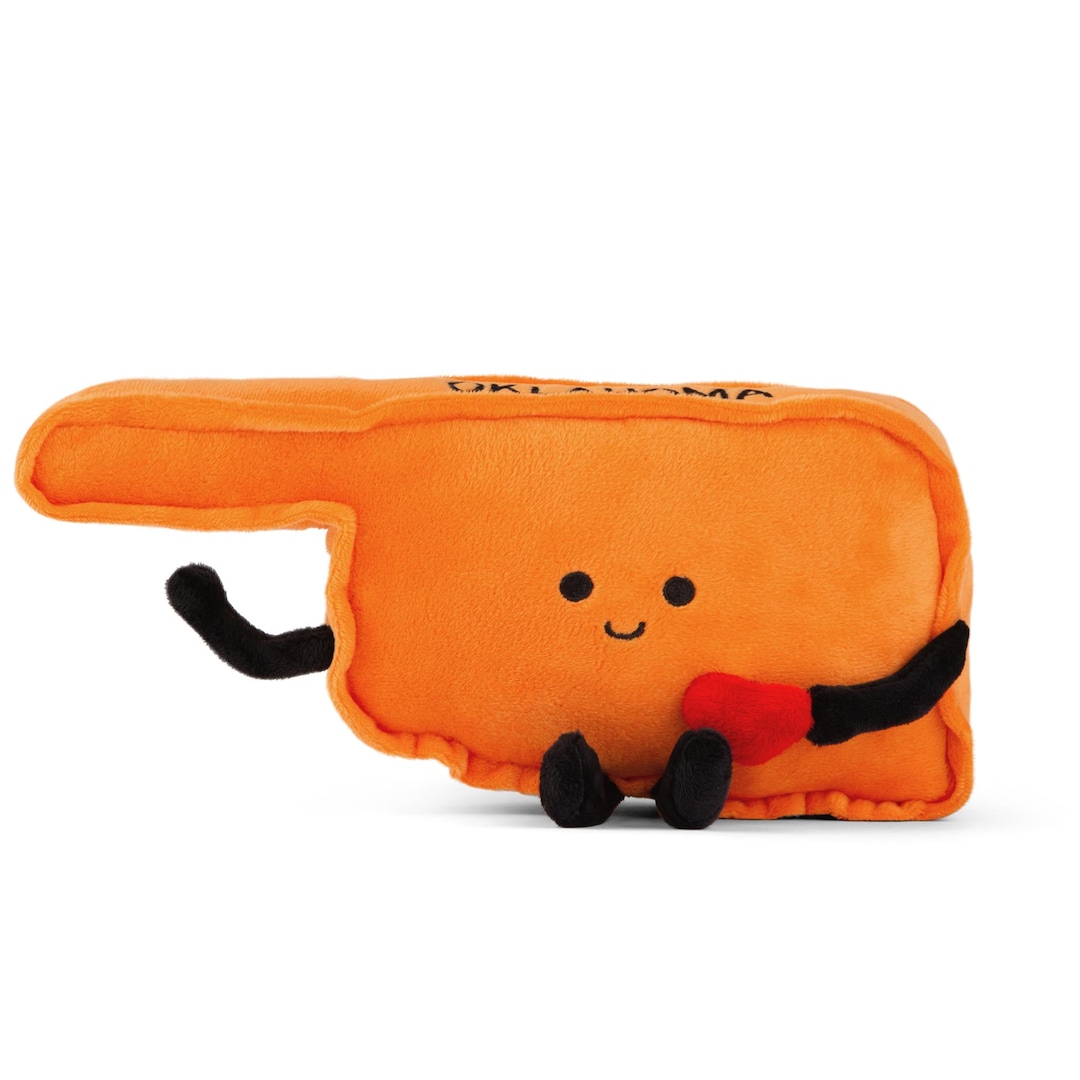 Oklahoma State Stuffed Plush Doll, Gift for Her, Dorm Decor, Graduation ...