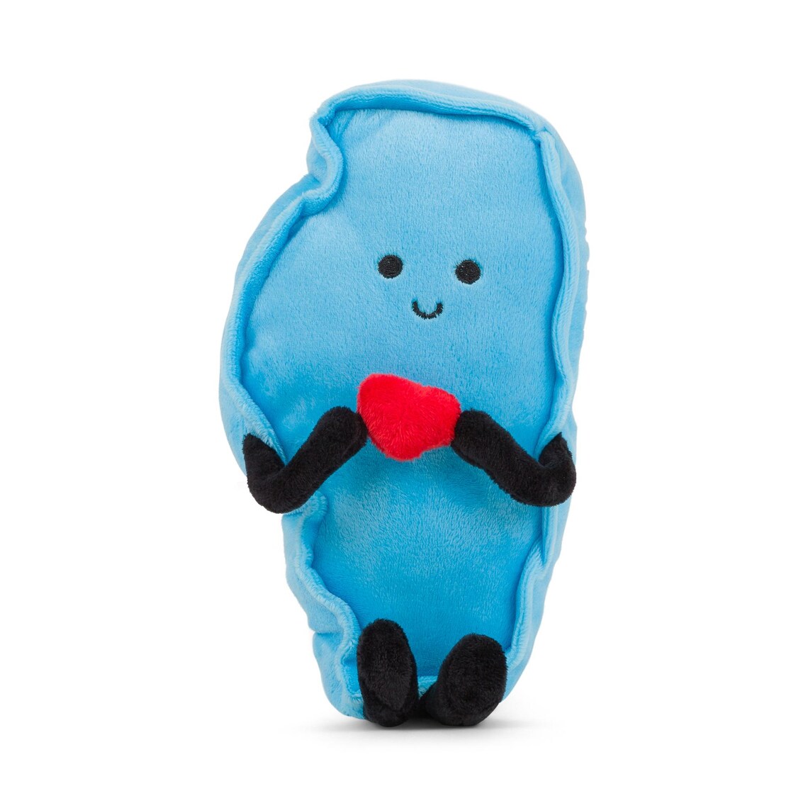 Illinois Stuffed State Plush (light Blue) — Graduation Gifts, Dorm ...