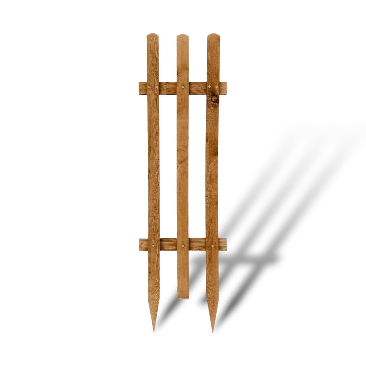 Natural Wooden Garden Fence, Picket Fence, Wood Privacy Fence Panels ...