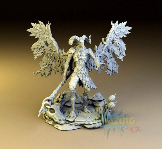 True Wendigo With Wings God Druid Sylvaneth Fantasy | Etsy