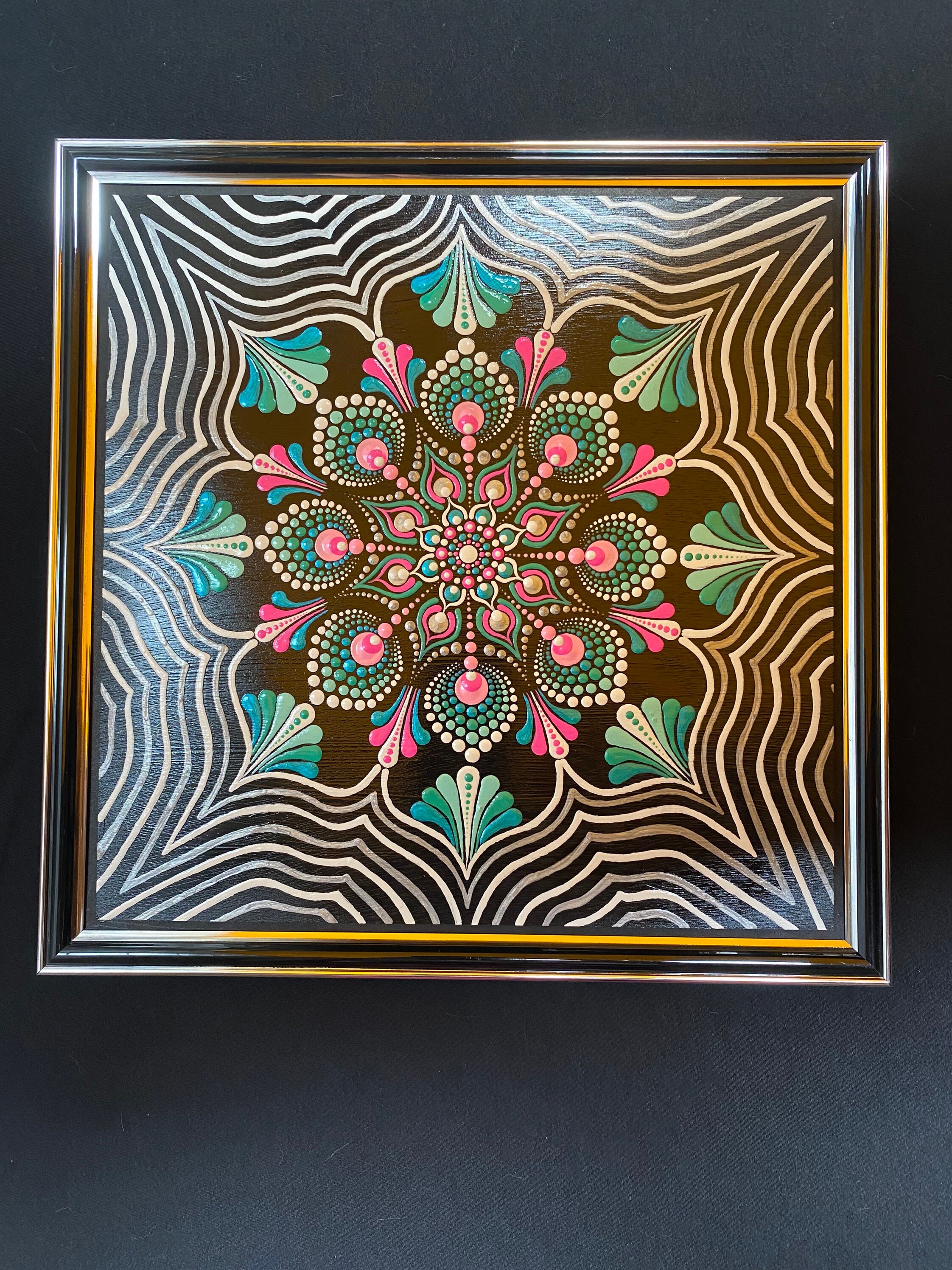 Hand Painted Mandala - Etsy