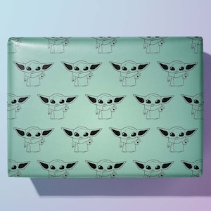 Grogu Mandalorian Inspired Wrapping Paper Baby Yoda - Etsy UK