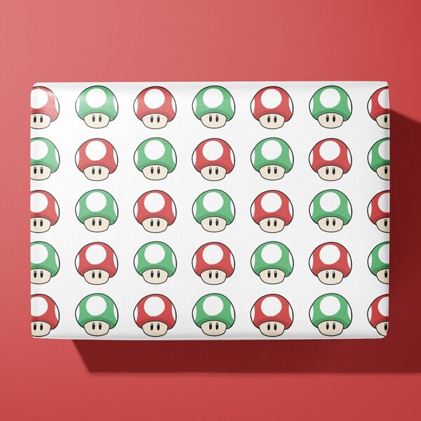 Mario Kart Wrapping Paper - Etsy