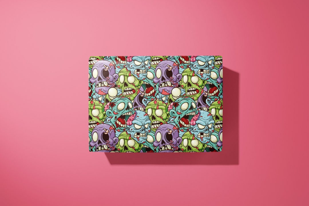 Zombie Wrapping Paper - Hand Made Gift Wrap - Etsy