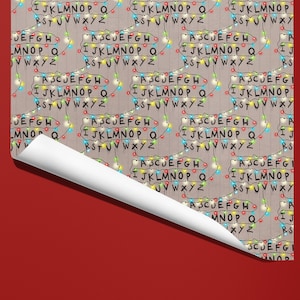 Stranger Things Inspired Wrapping Paper | Gift Wrap - Hand Illustrated ...