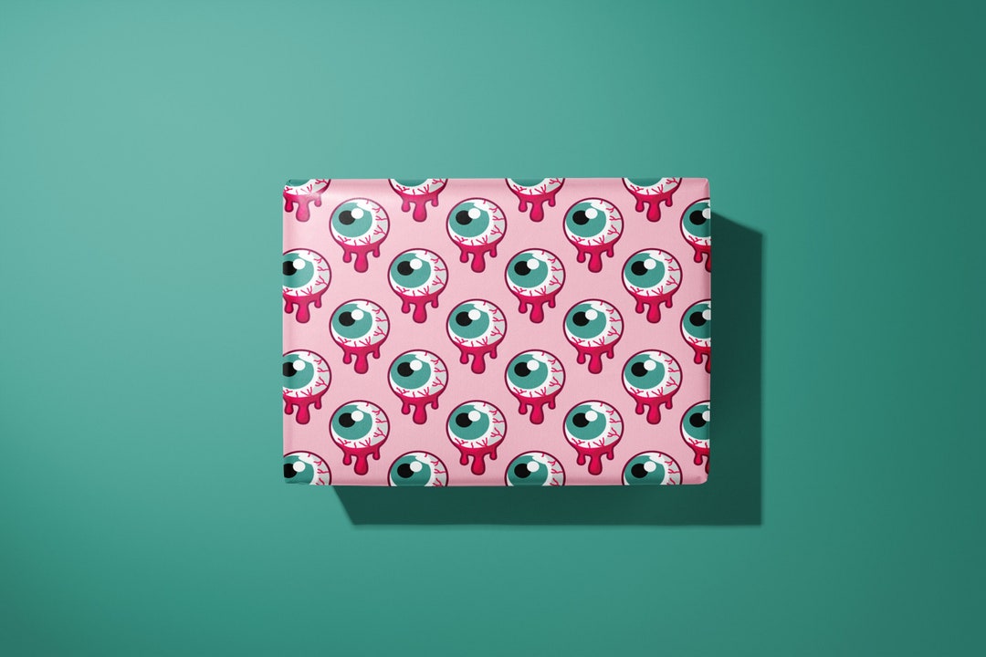 Eyeball Wrapping Paper - Hand Made Gift Wrap - Etsy