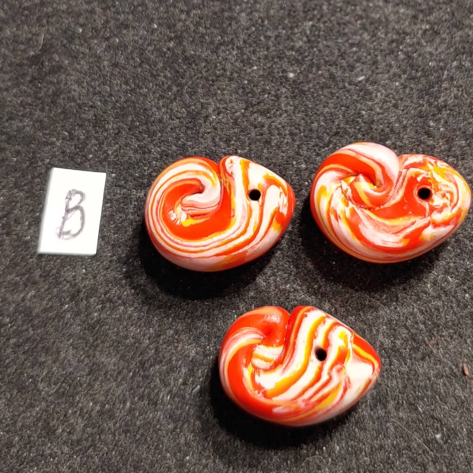 Polymer Clay Snail Shaped Beads. Multi-Color Beads for Your | Etsy