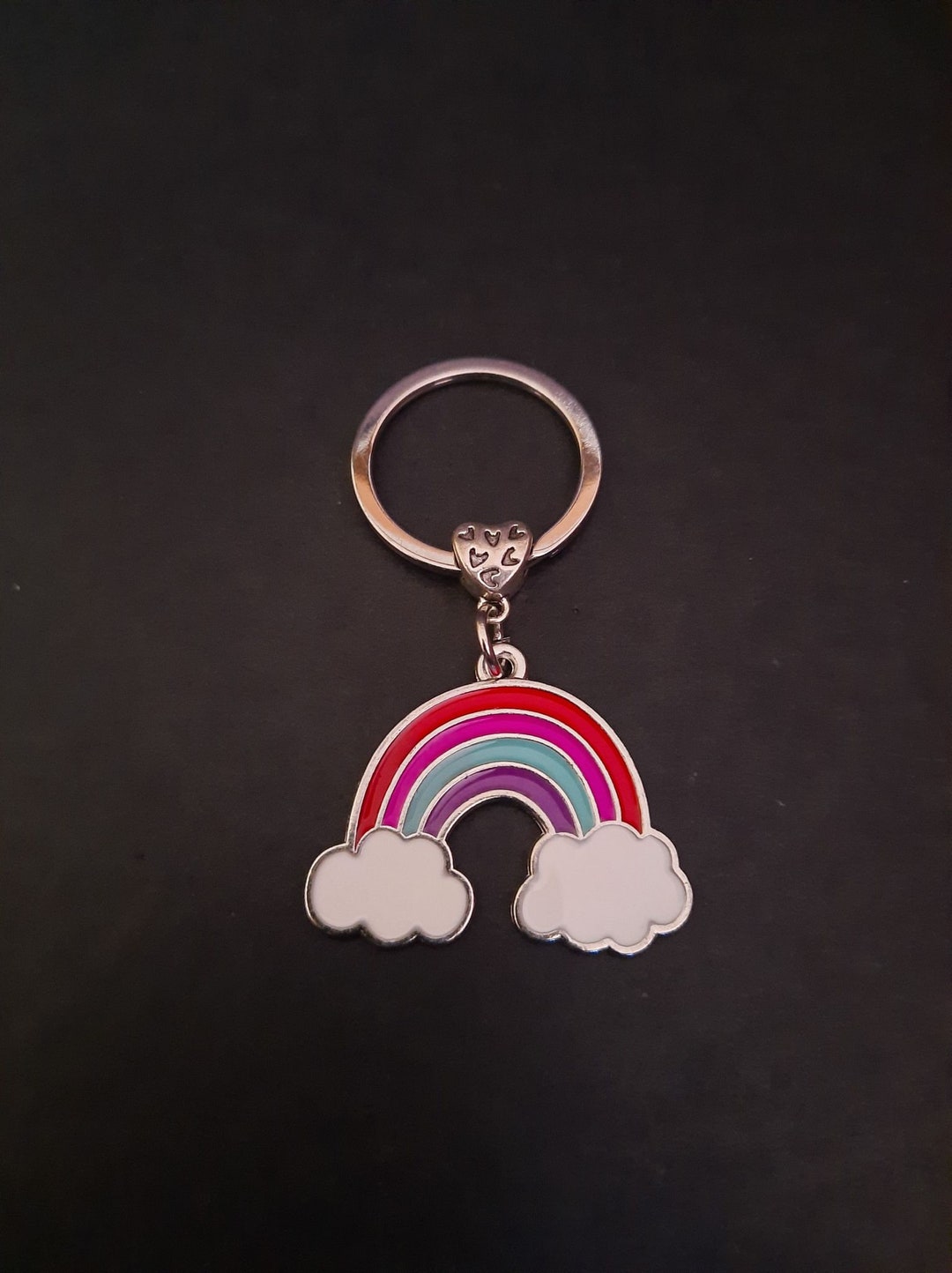 Rainbow Key Ring Key-chain Llavero Portachiavi Schlüsselring Rainbow ...