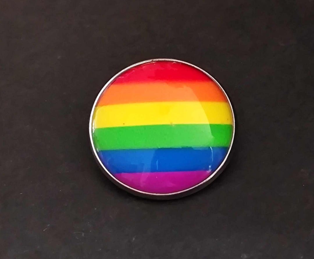 Badge Rainbow Flag Enamel Alfiller Sipellet Stift Rainbow Flag - Etsy