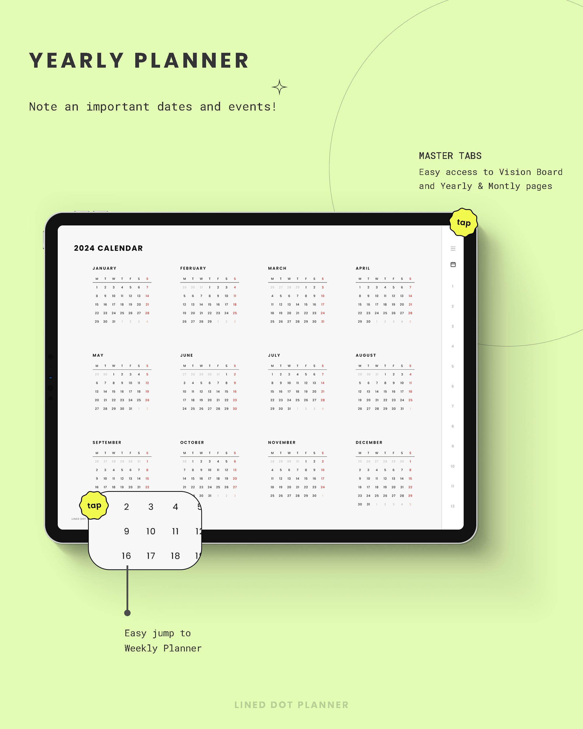 2024 To-do List Weekly Planner Digital Task Scheduler Dated - Etsy