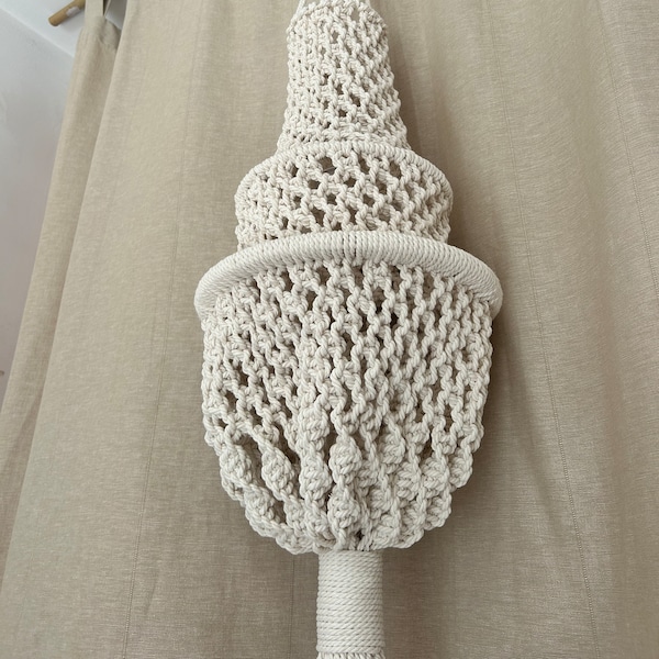 Macrame Hanging Lamp - Etsy