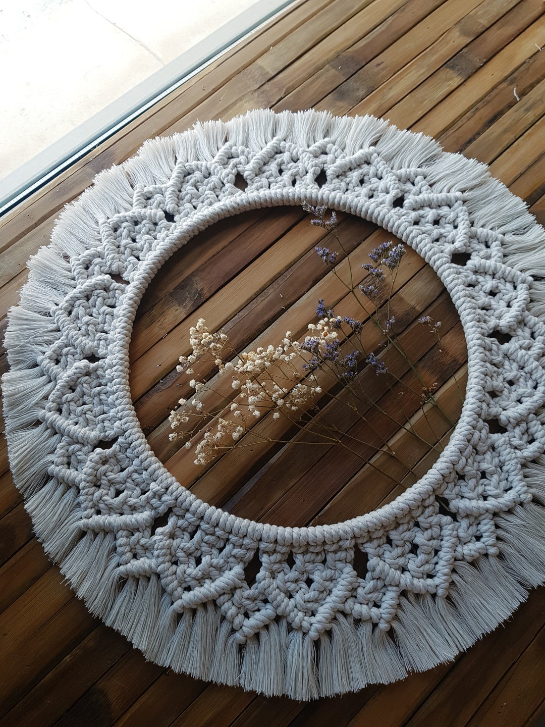 Mandala Macramé Macrame Frame Macram Tende Macram Pendant - Etsy