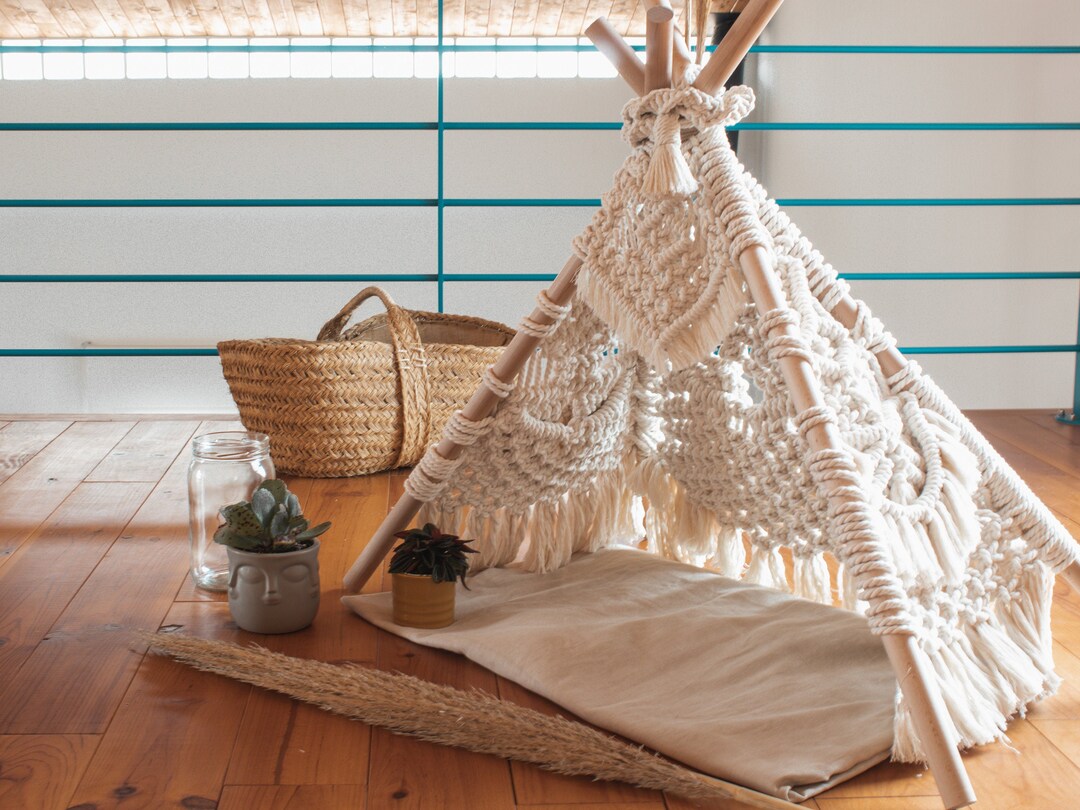 Indian Tipi for Kids Macrame Tepee Tent Macrame Wigwam Macrame Photo ...