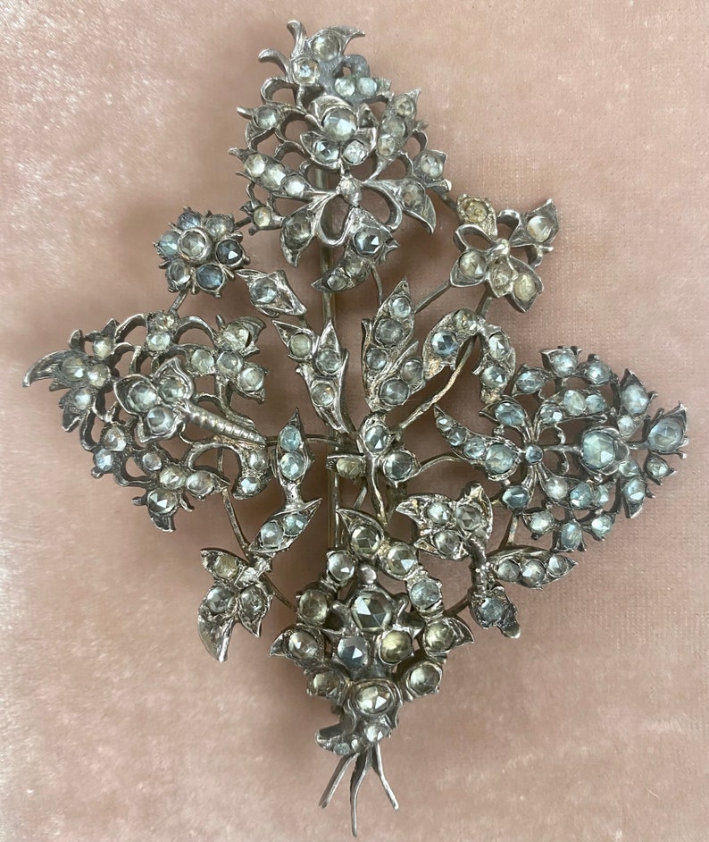 Late Victorian, Indian, Jargoon Brooch - Etsy