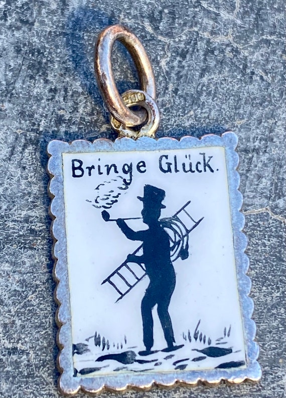 Vintage , Good Luck, Bringe Gluck , Chimney sweep, en… - Gem