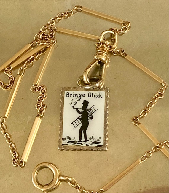 Vintage , Good Luck, Bringe Gluck , Chimney sweep, en… - Gem