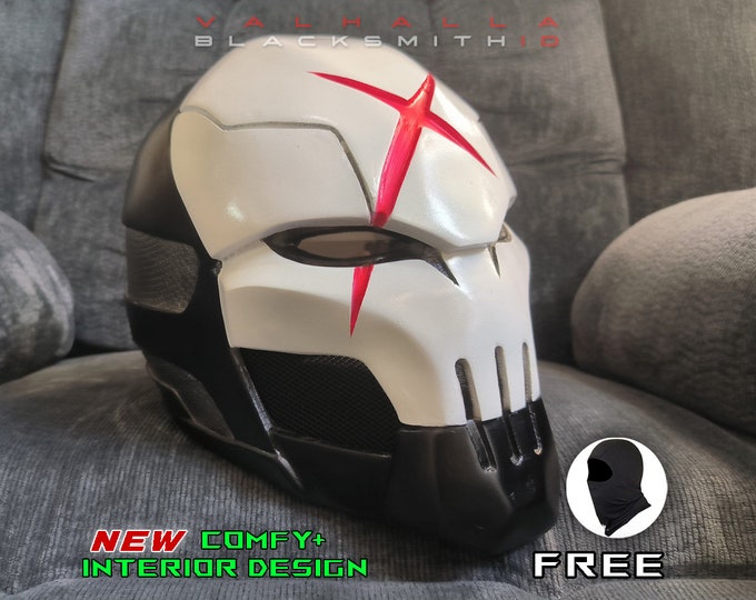 Red X Helmet HQ Resin - Etsy Canada