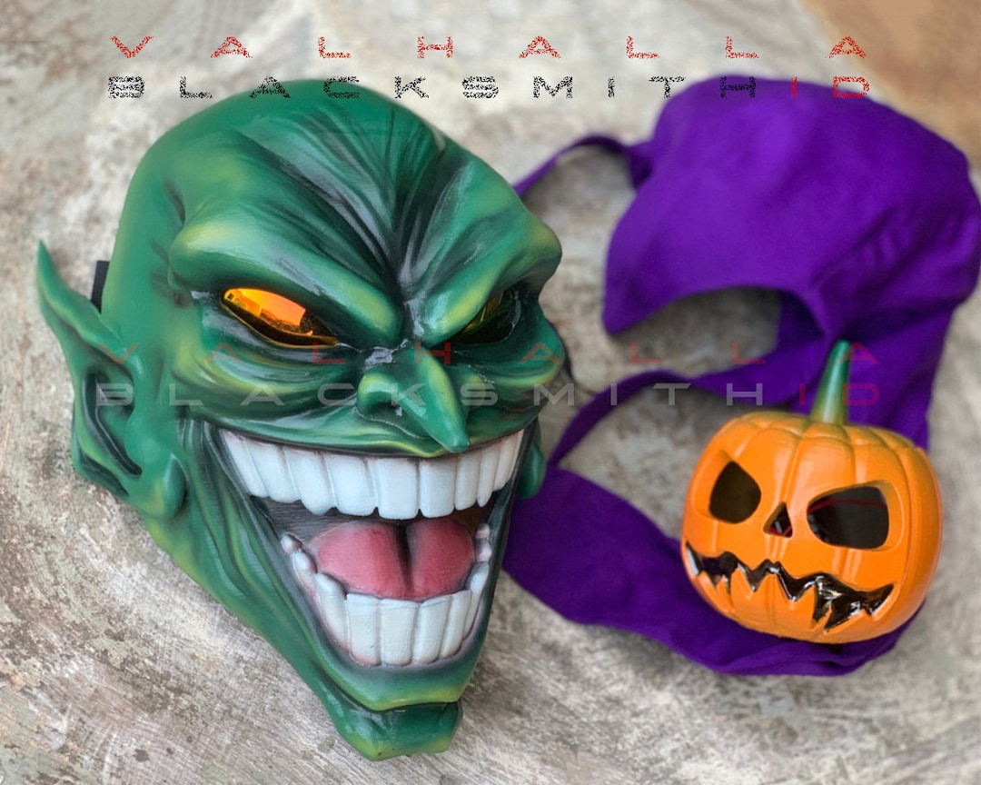 Green Goblin Mask Cosplay Costume High Quality - Etsy