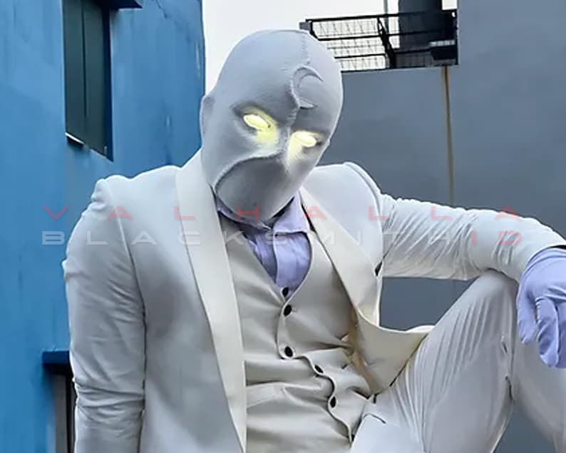 Moon Knight Steven Grant Costume Mask Cosplay Helmet High Quality - Etsy
