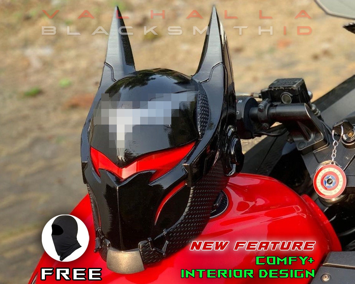 H3LL-BAT Cosplay Helmet High Quality - Etsy