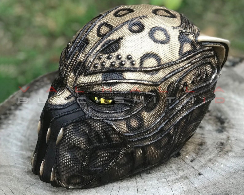Killmonger Golden Jaguar Cosplay Costume Helmet - Etsy