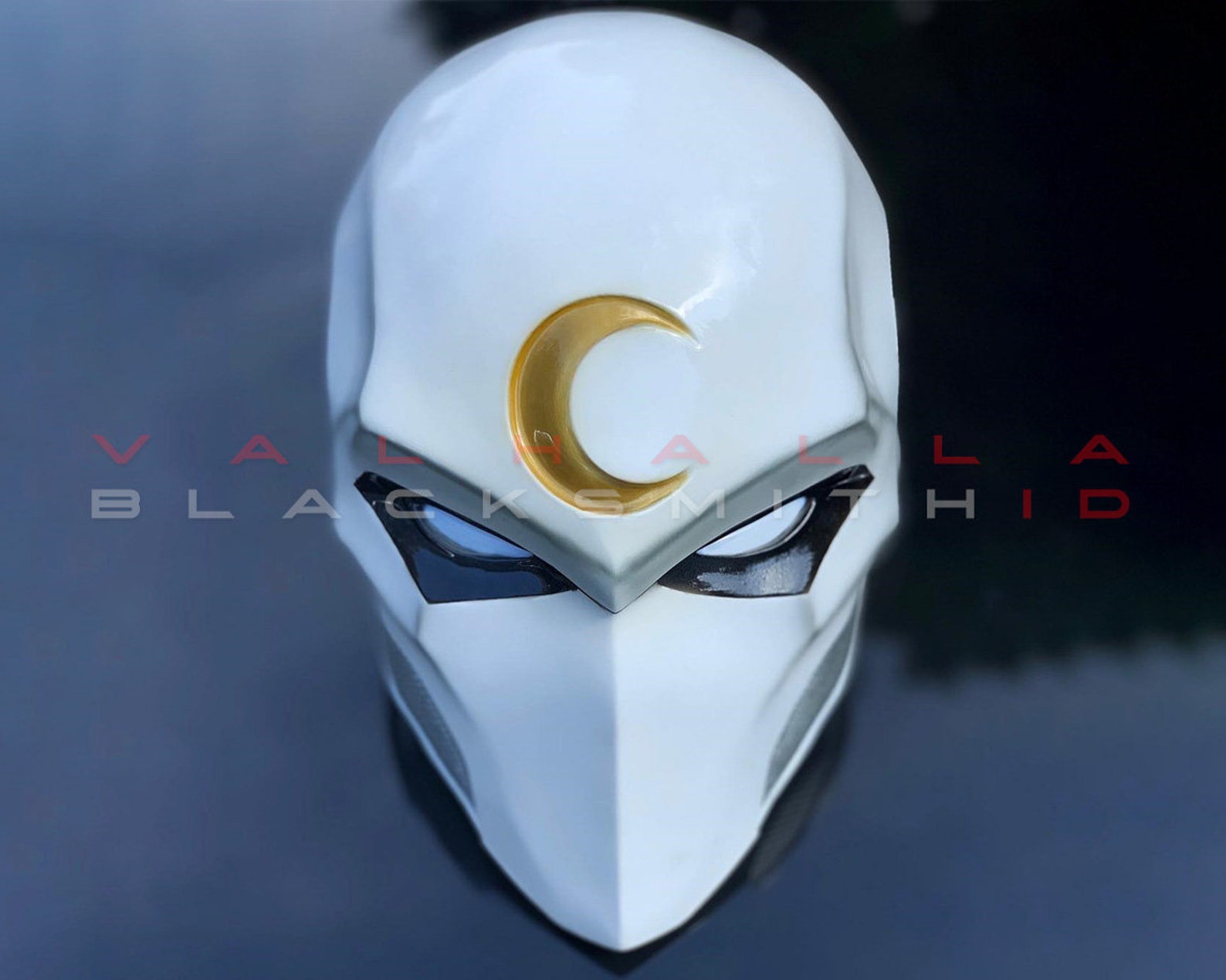 White Moon Knight Cosplay Helmet High Quality Costume - Etsy