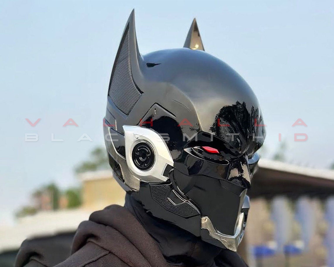 Bat Knight Beyond Armored Cosplay Helmet High Quality - Etsy Australia