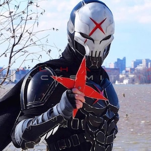 Red X Cosplay Helmet Costume - Etsy